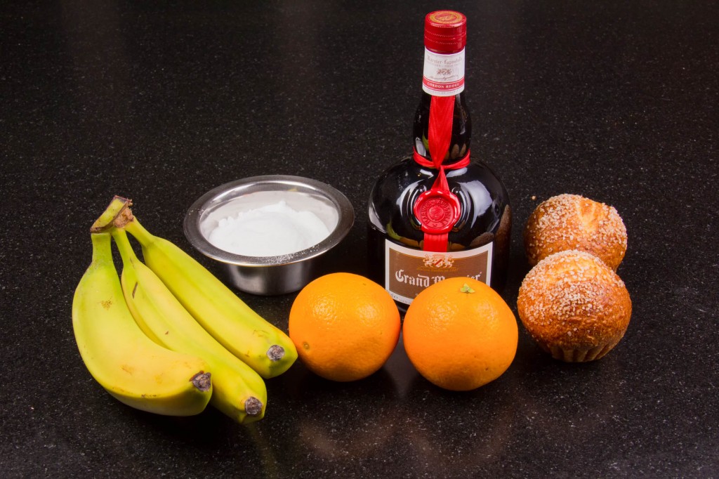 Banane cuite sous vide basse température, sirop au Grand Marnier ...