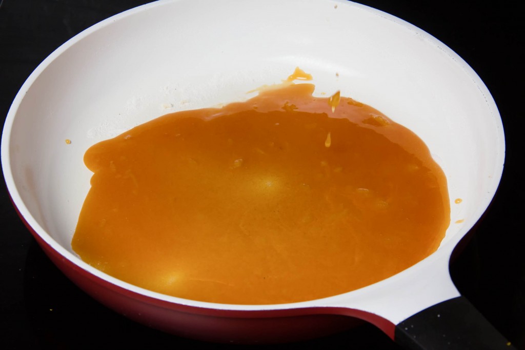 Banane cuite sous vide basse température, sirop au Grand Marnier ...