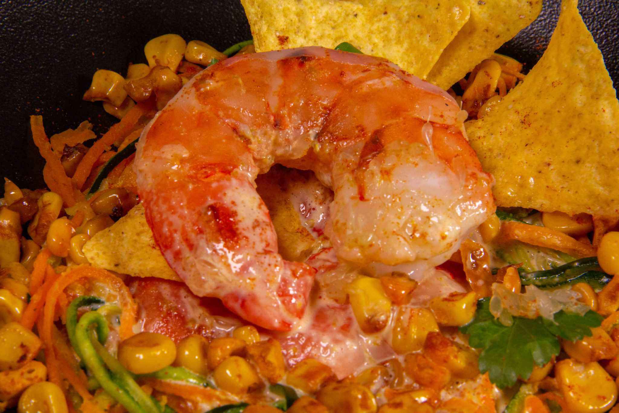 Gambas Cameron et maïs en deux façons (recette basse température ...